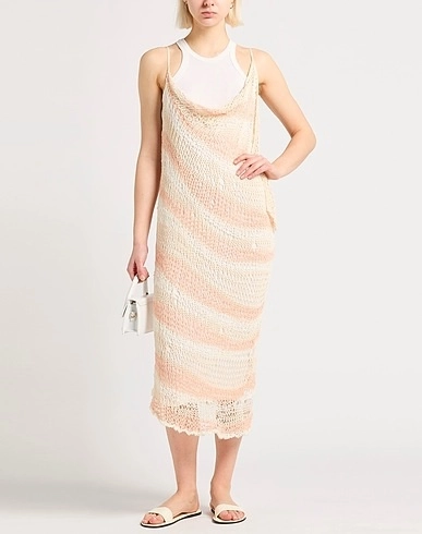 Sportmax Two-tone Knit Midi Dress