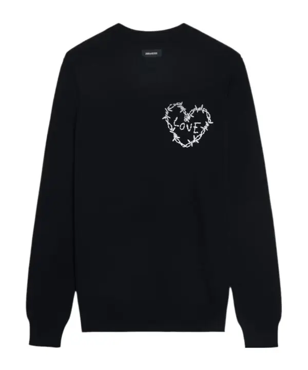 Zadig&Voltaire Kendy Embroidered Knit Sweater