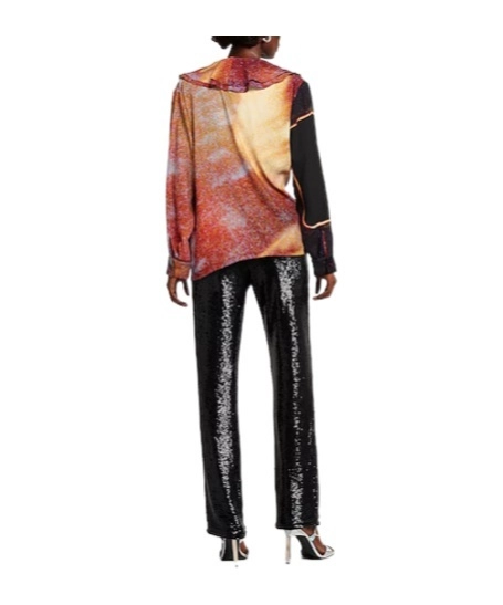 MAISON MARGIELA Ruched Long-sleeve Top