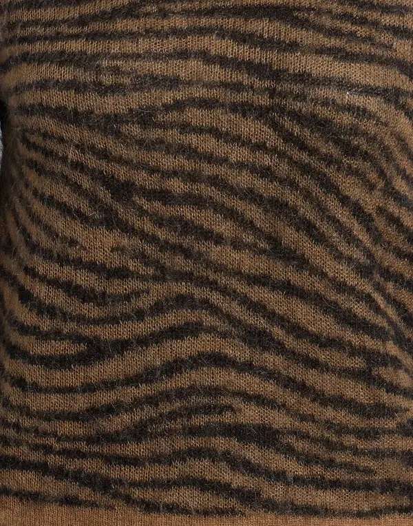 Max Mara Lightweight Tiger-striped Knitted Sweater