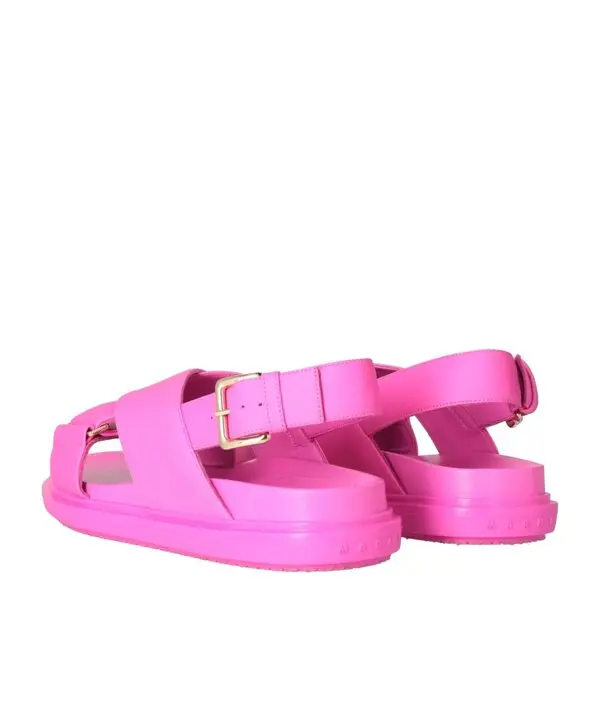 Marni Leather Sandals - Pink