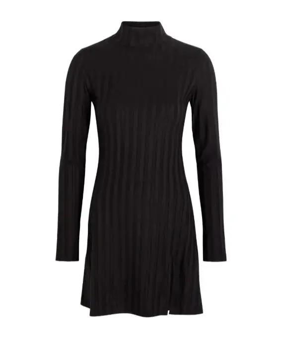 REFORMATION Libra Ribbed Slit Dress