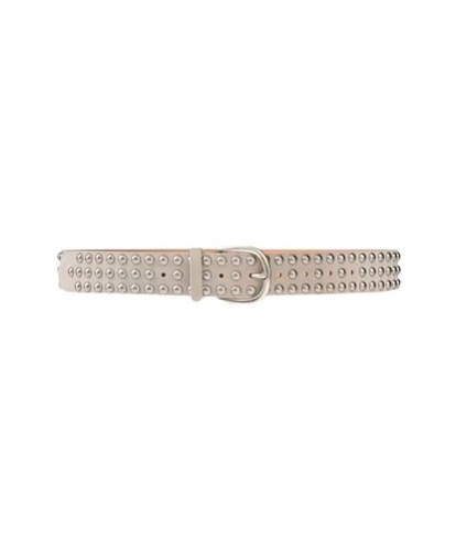 Isabel Marant Étoile Studded Suede Belt - Nude