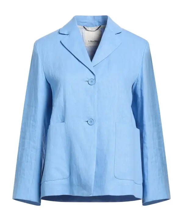 Max Mara Single-breasted Linen Blazer