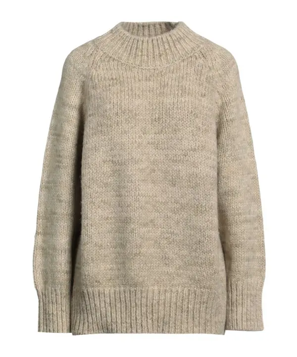 MAISON MARGIELA Mock Neck Chunky Knit Sweater