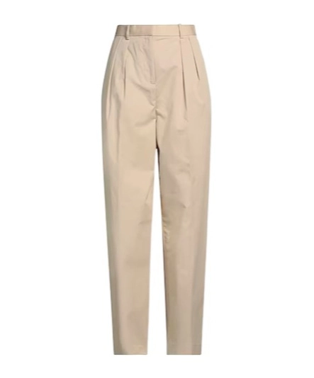 Tory Burch Tapered Crepe Trousers - Nude