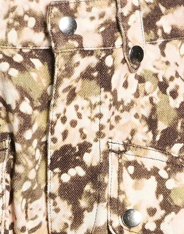 Isabel Marant Étoile Camouflage Print Straight Cargo Pants