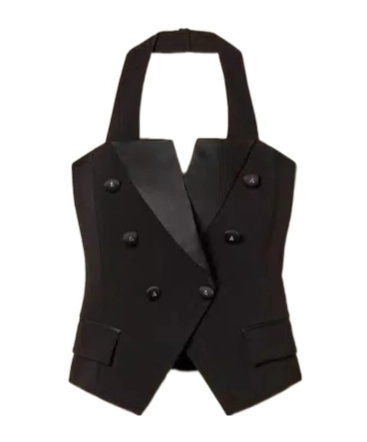 TWINSET Logo Button Vest