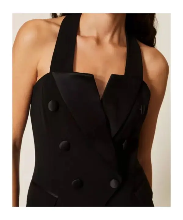 TWINSET Logo Button Vest