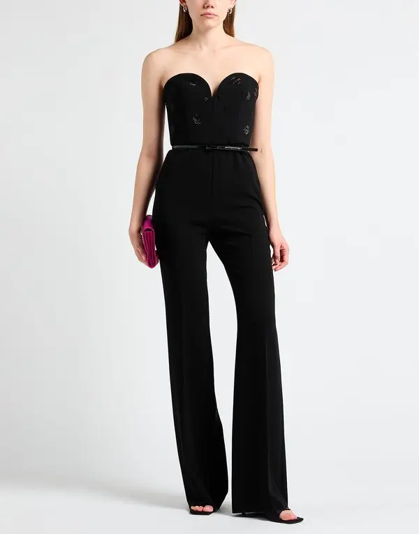 Max Mara Solid Color Sleeveless Jumpsuit
