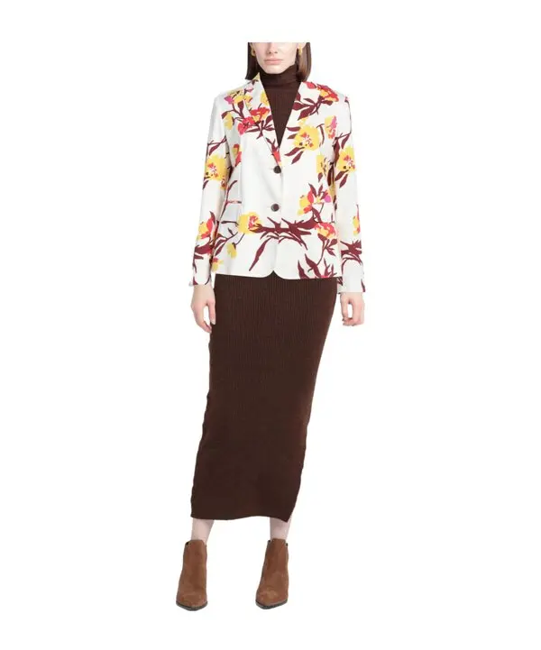 Max Mara Floral Print Blazer