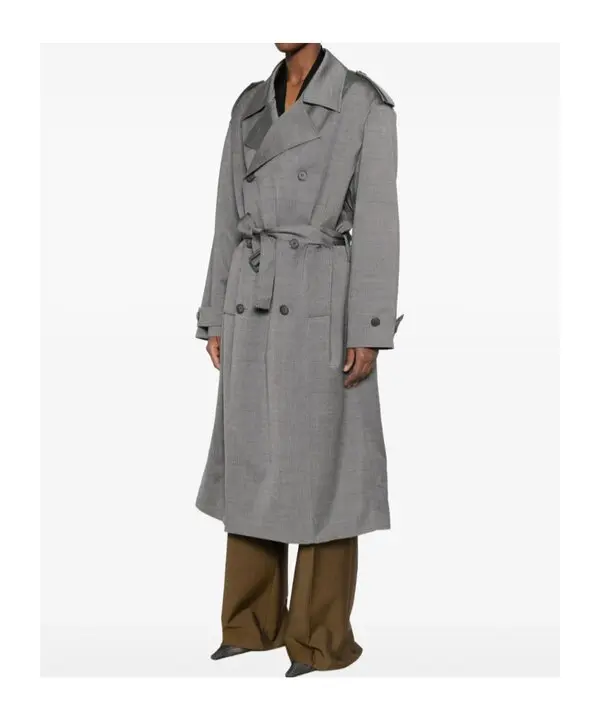 THE FRANKIE SHOP Double-breasted Trench Coat