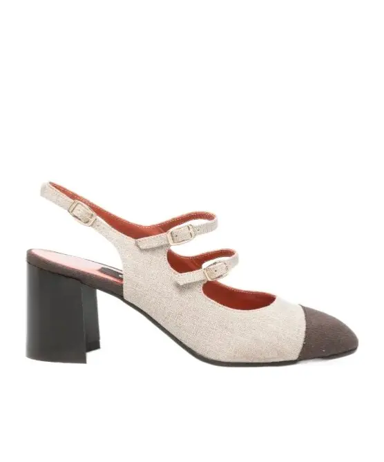CAREL Slingback Block Heel Pumps - Multicolor