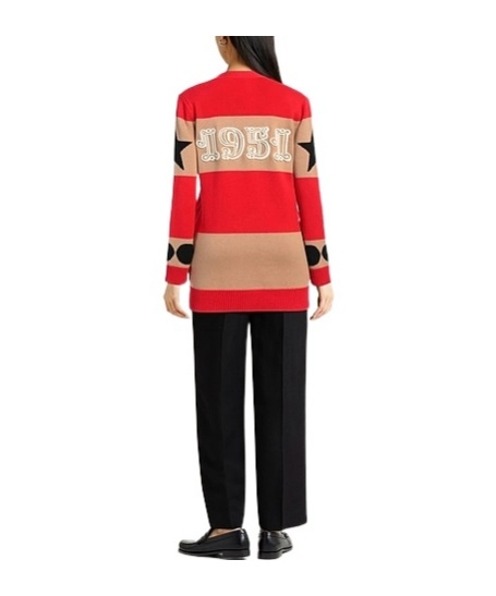 Max Mara Striped Knit Cardigan