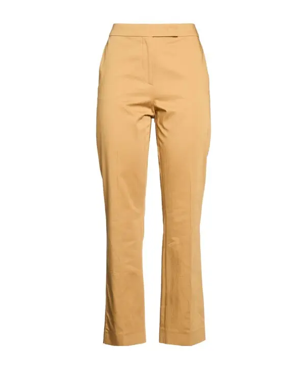 Max Mara Solid Stretchy Straight-leg Casual Pants