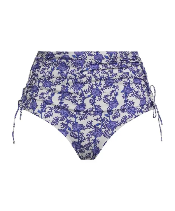 Isabel Marant Étoile Floral Print Bikini Bottoms - Blue