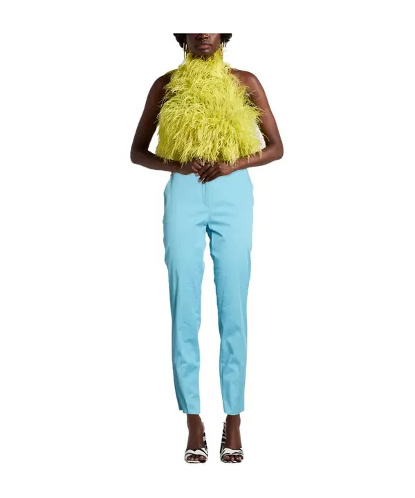 Max Mara Solid Color Slim-fit Pants