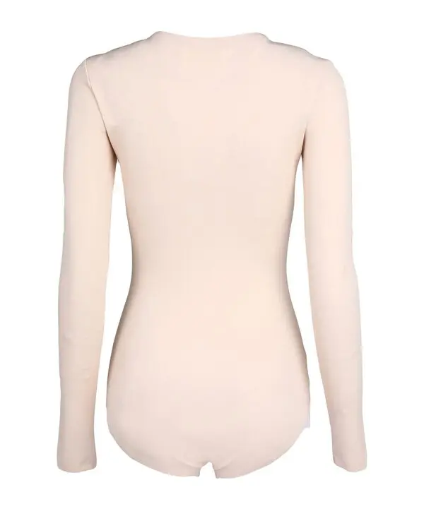 MAISON MARGIELA Long Sleeve Bodysuit - Pink