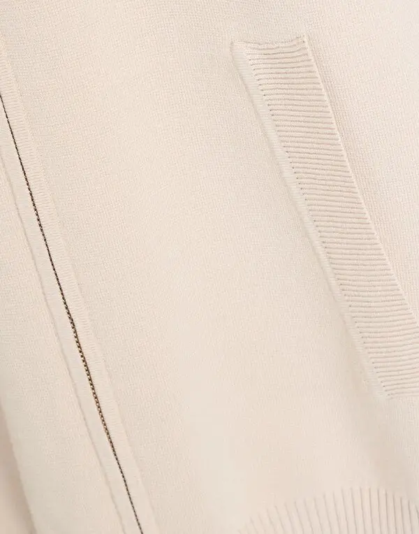 Max Mara Stand-collar Knit Zip-up Jacket