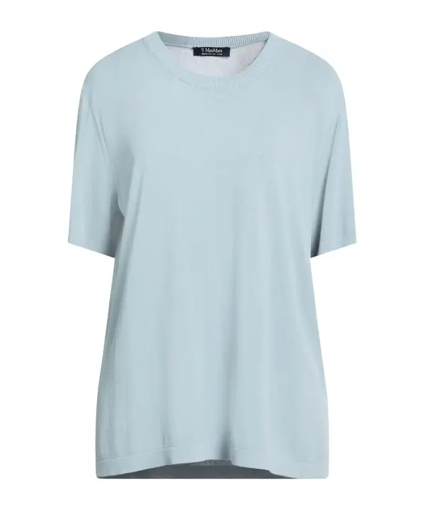 Max Mara Solid Color Lightweight Short-sleeve Knit T-shirt