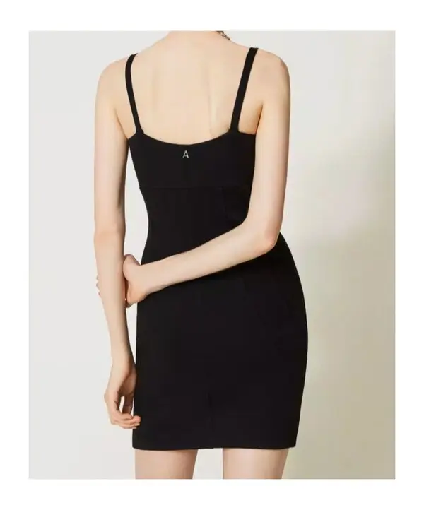 TWINSET Spaghetti Strap Mini Dress