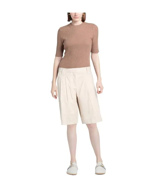 GANNI Solid Color Simple Shorts