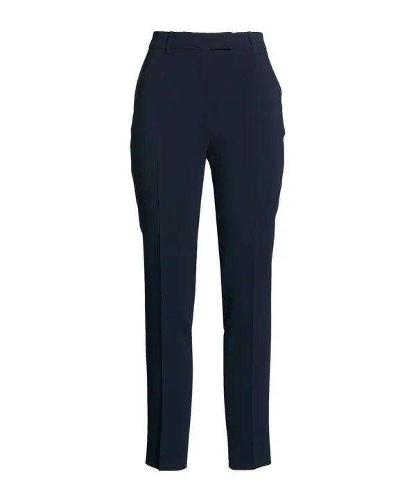 Max Mara Solid-color Straight-leg Trousers