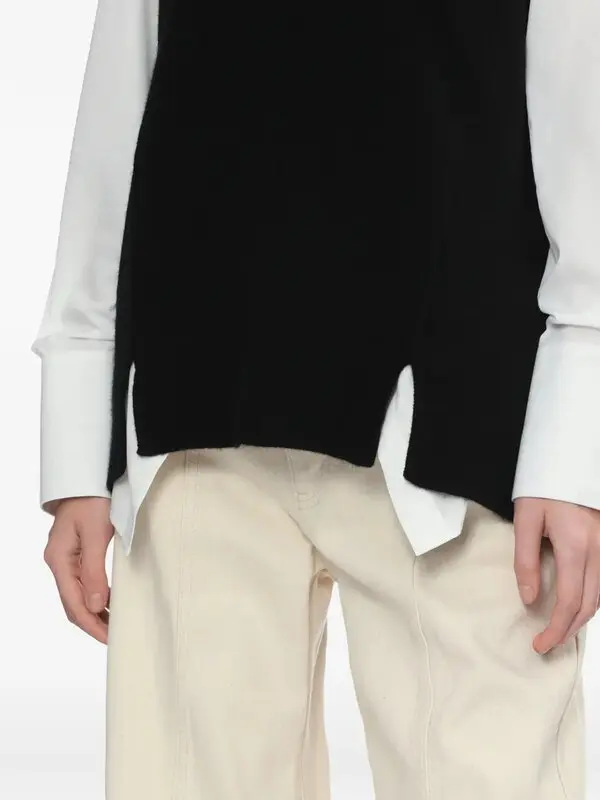 Helmut Lang Split Wool Vest