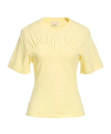 Isabel Marant Étoile Minimalist Solid Color T-shirt