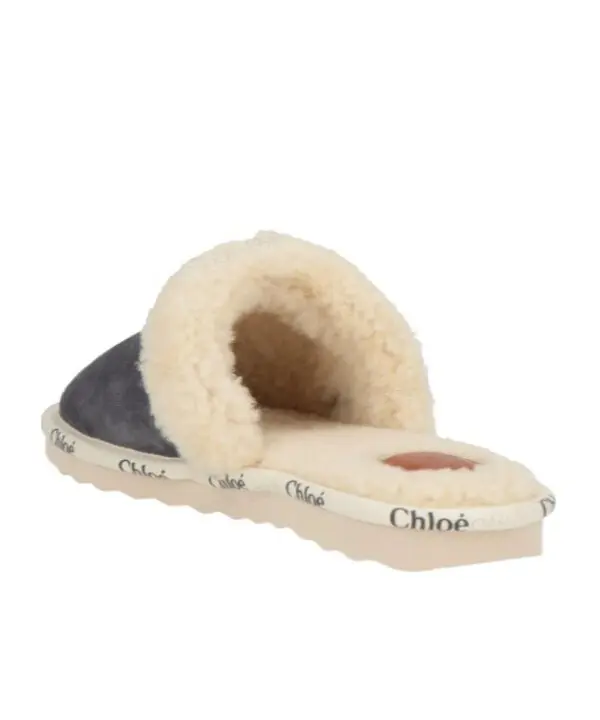 Chloé Two-tone Leather Mules