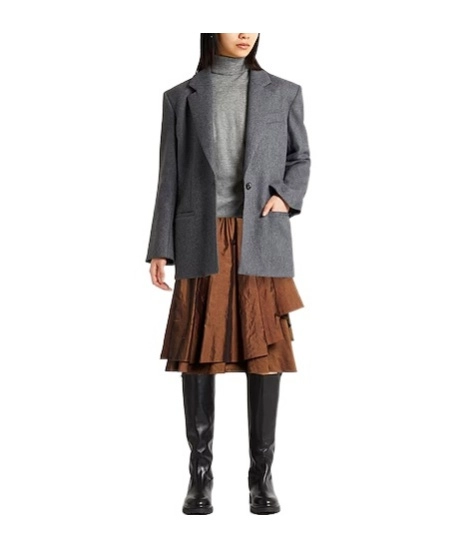 Tory Burch Flared Taffeta Skirt