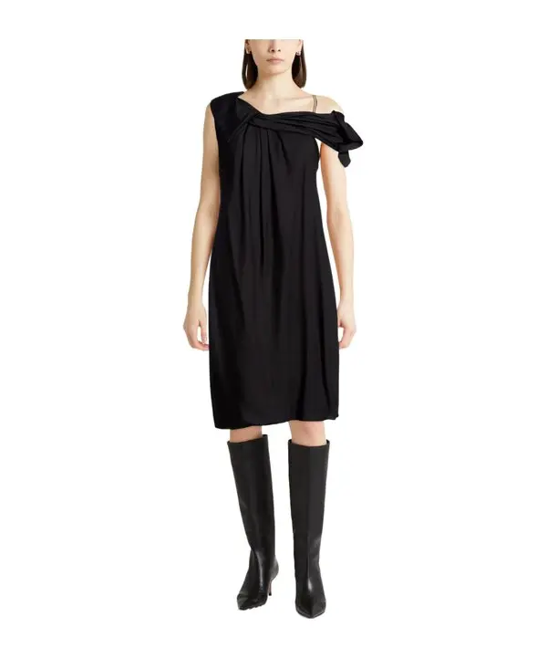 Sportmax Sleeveless Round Neck Stretch Dress