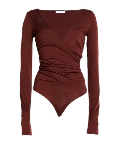 Max Mara Solid Color Long-sleeve Jumpsuit