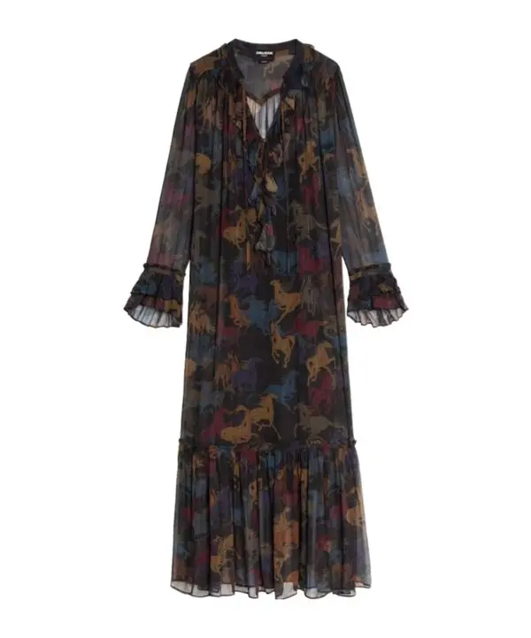 Zadig&Voltaire Ralicel Printed Maxi Dress