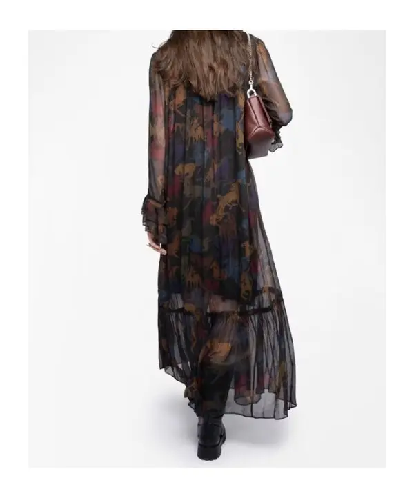Zadig&Voltaire Ralicel Printed Maxi Dress