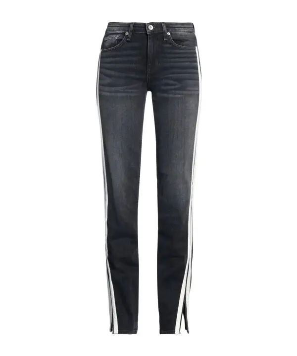Rag & Bone Slim Fit Jeans With Side Stripes
