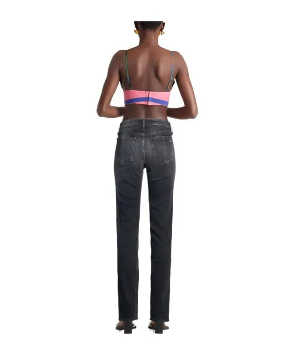 Rag & Bone Slim Fit Jeans With Side Stripes