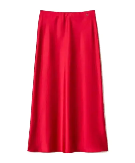 TWINSET Satin A-line Skirt
