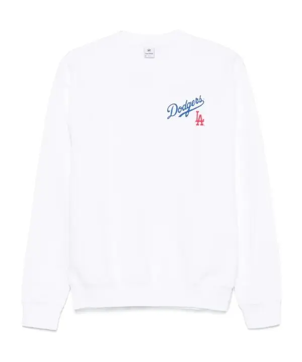 SPORTY  RICH Sporty & Rich Crewneck Sweatshirt With Logo Print