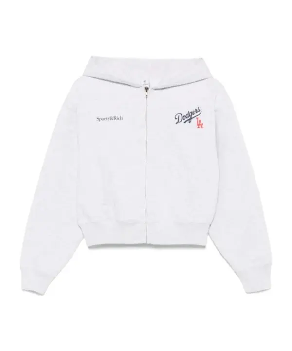 SPORTY  RICH Sporty & Rich Dodgers Zip Hoodie