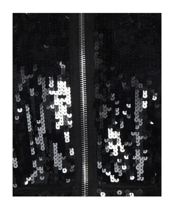 Rick Owens Mesh Embroidered Baseball Jacket