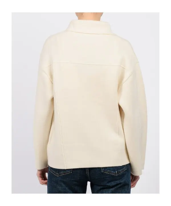 Soft Goat Double-zip Cardigan