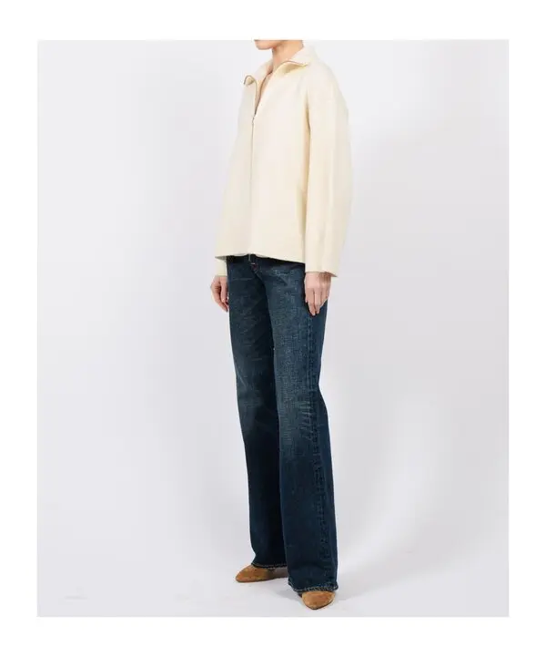 Soft Goat Double-zip Cardigan