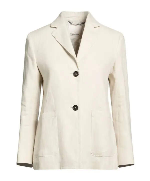 Max Mara Single-breasted Linen Blazer