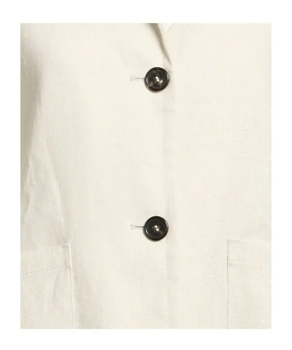 Max Mara Single-breasted Linen Blazer
