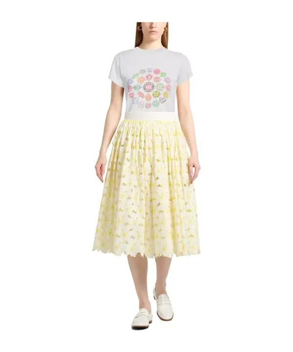 Balenciaga Short Sleeve T-shirt With Badge Print