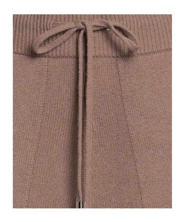 Max Mara Solid Color Knitted Tapered Pants