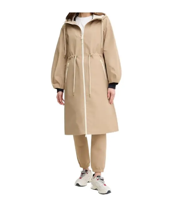 Mackage Mekelle Hooded Drawstring Parka - Light Beige