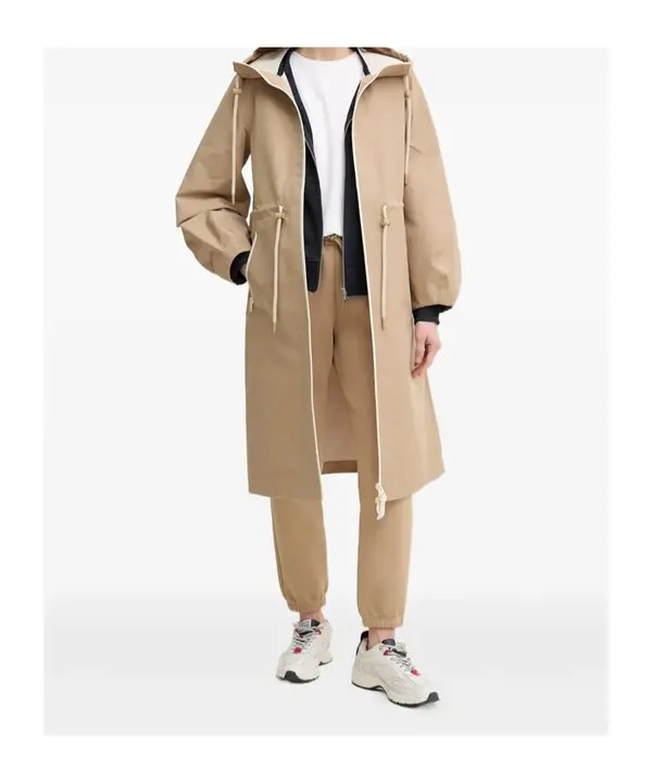 Mackage Mekelle Hooded Drawstring Parka - Light Beige