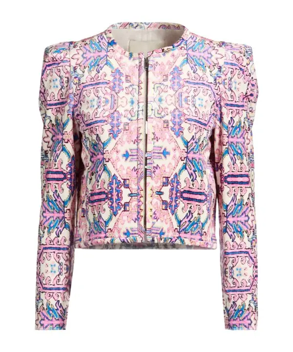 Isabel Marant Étoile Collarless Cropped Zip-up Jacket